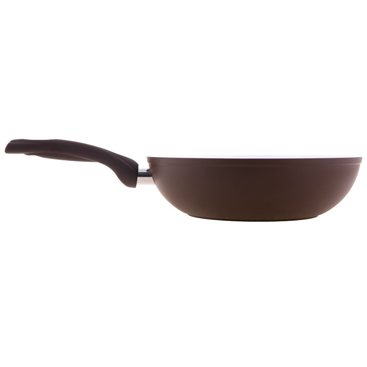 Tigaie wok Bialetti Ceramic Brown, Inductie, 28 cm - eMAG.ro