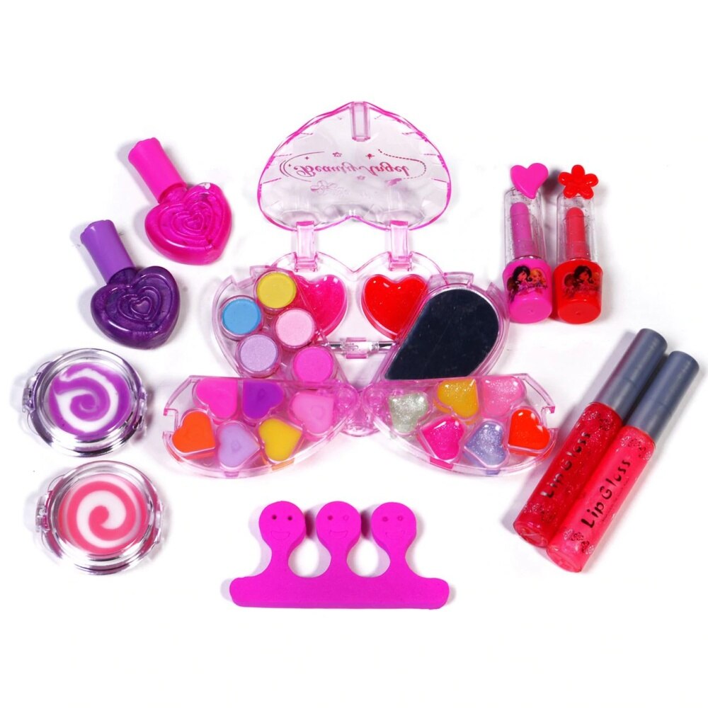 Trusa de machiaj pentru fetite, forma geanta, cu farduri, oja ABC Store ...