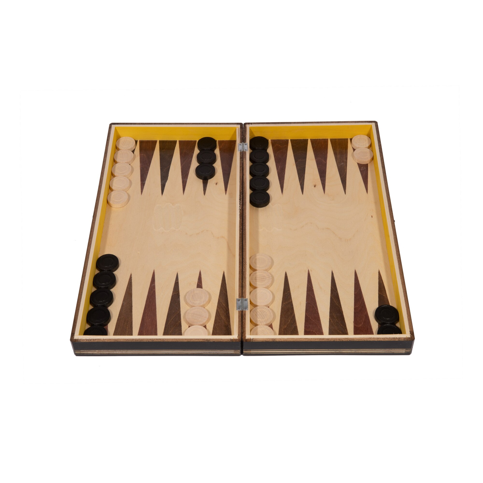 Joc sah si table lemn, negru, 5.5x39x39 cm - eMAG.ro