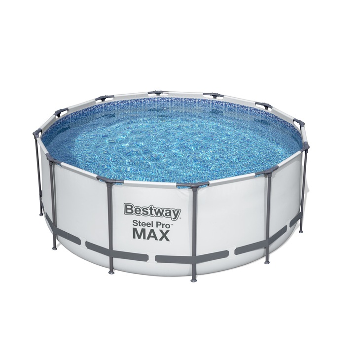 Piscina cadru metalic Bestway, 366x122 cm, 10.250 litri, cu pompa de ...