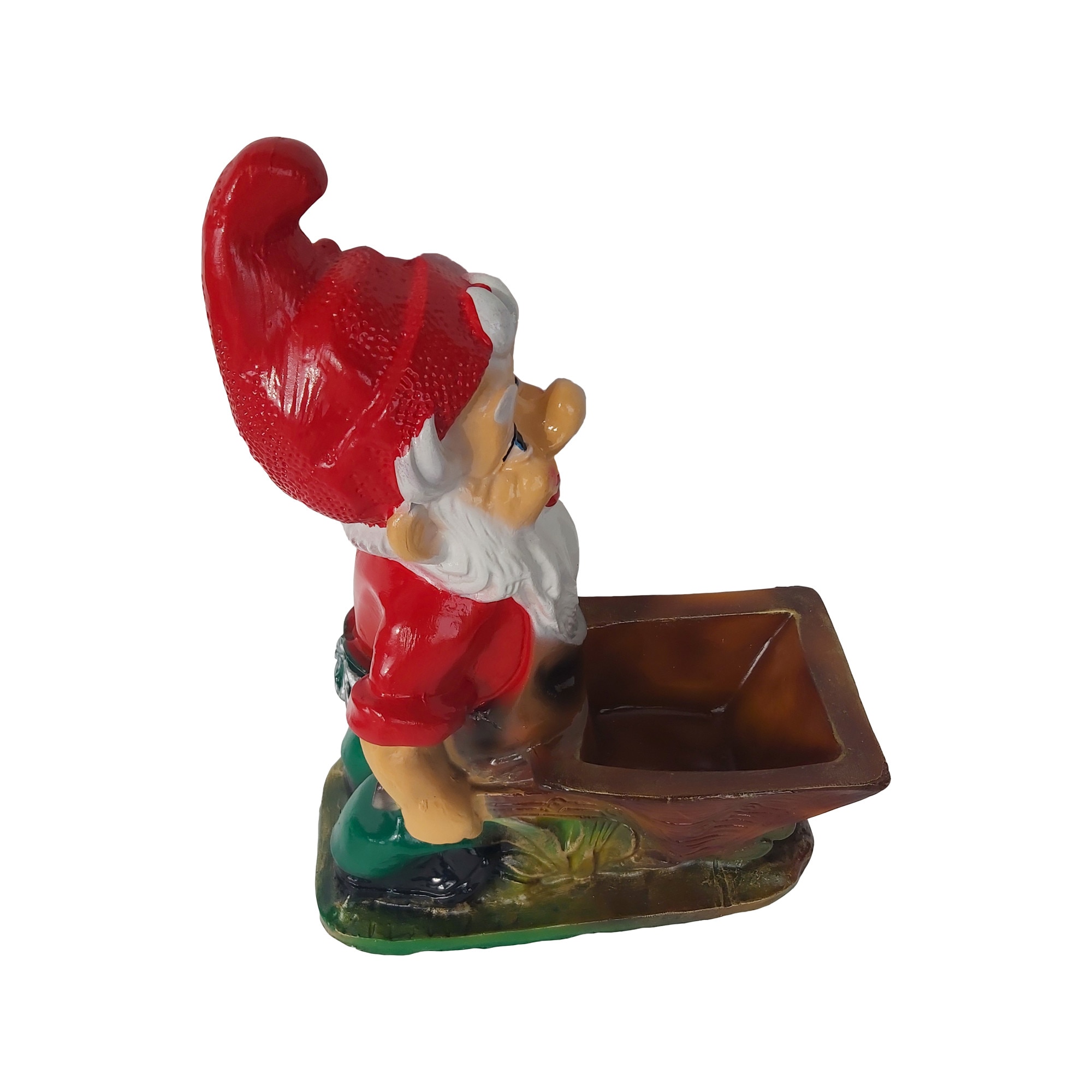 Pitic cu roaba, gradina/foisor/balcon, ornament tip gnom, din fibra de ...