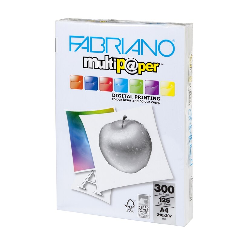 Carton Fabriano, Pentru copiator, A4, 300 g/m2, lucios, 125 coli - eMAG.ro