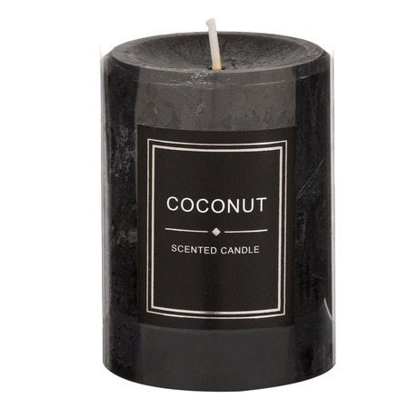 Lumanare neagra cu parfum de cocos, Lioness, 7 x 9.5 cm - eMAG.ro