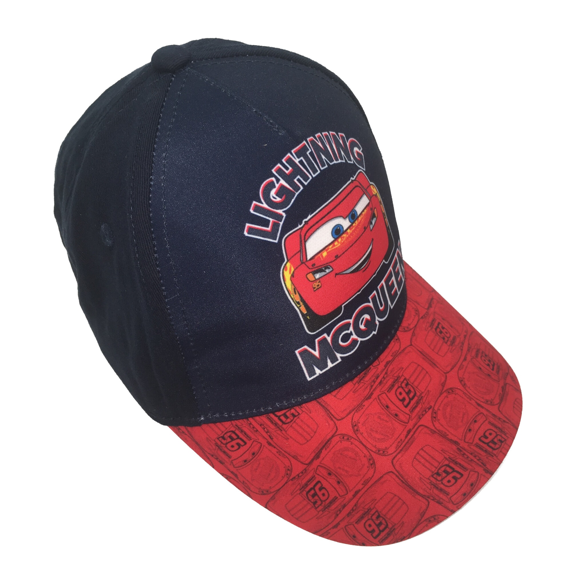 Sapca pentru copii, Cars, Lightning McQueen, Bumbac, Marimea 54, Negru ...