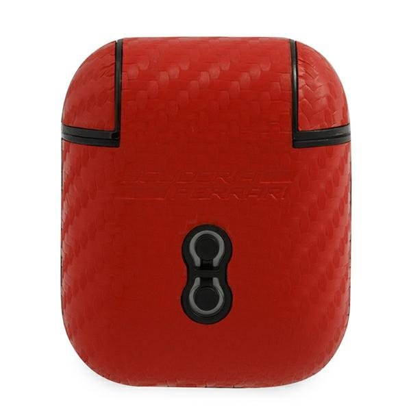 Ferrari FESA2CARE AirPods cover czerwony/red On Track PU Carbon - eMAG.bg