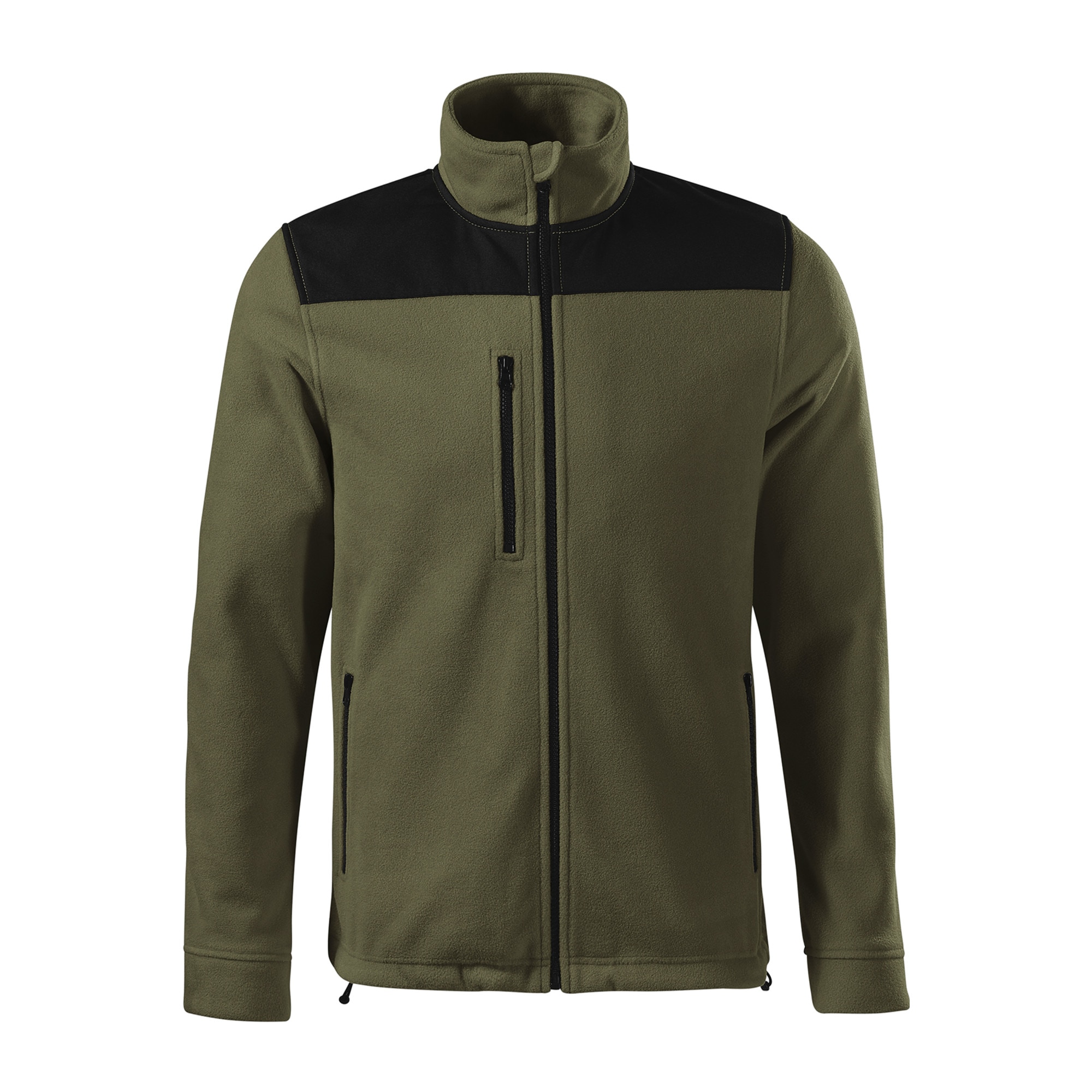Jacheta fleece Effect, unisex, marime M, military - eMAG.ro