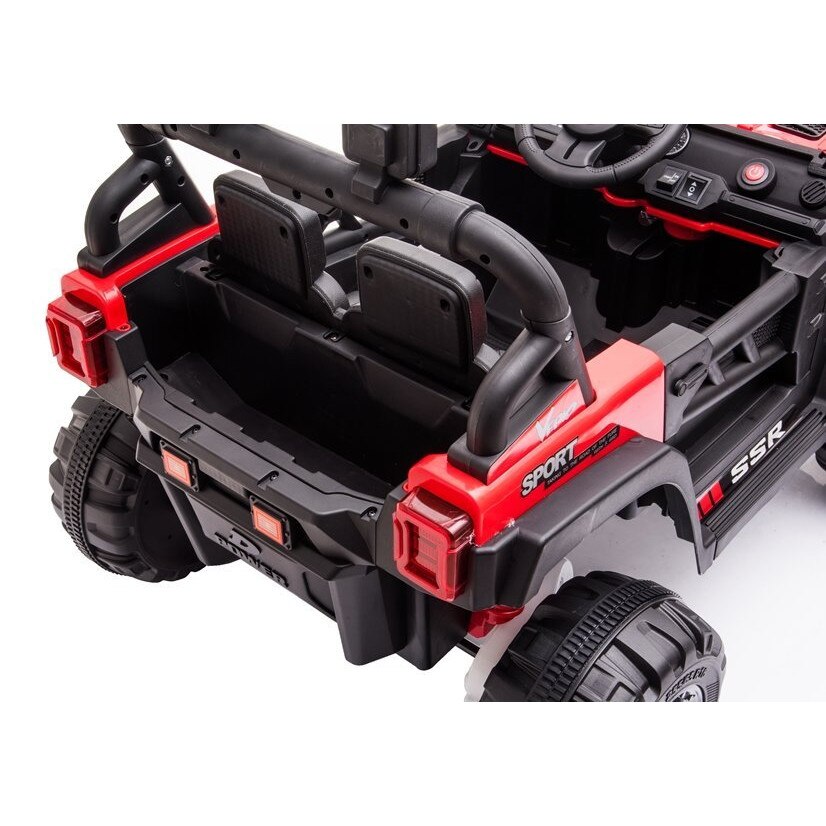 Masina electrica copii, LEAN TOYS, BBH-016 Jeep Alb 7480 - eMAG.ro