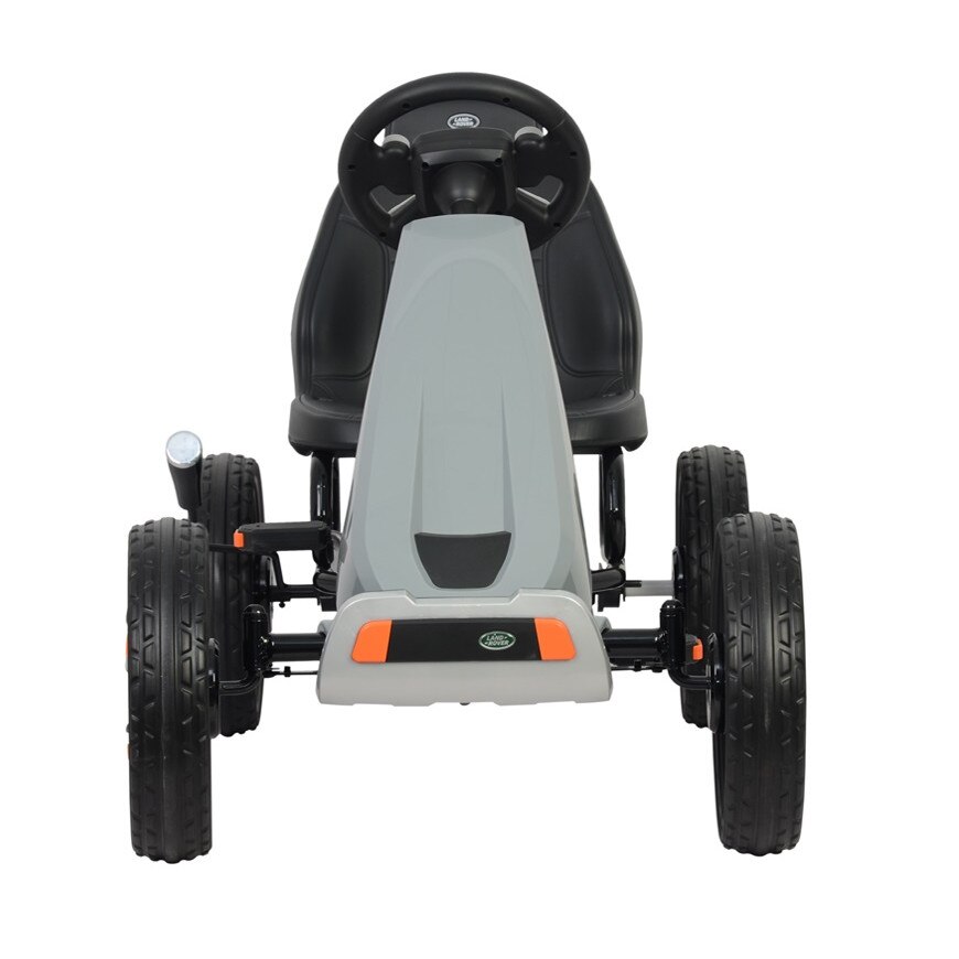 Kart cu pedale Land Rover Go Kart Silicone Silver - eMAG.ro