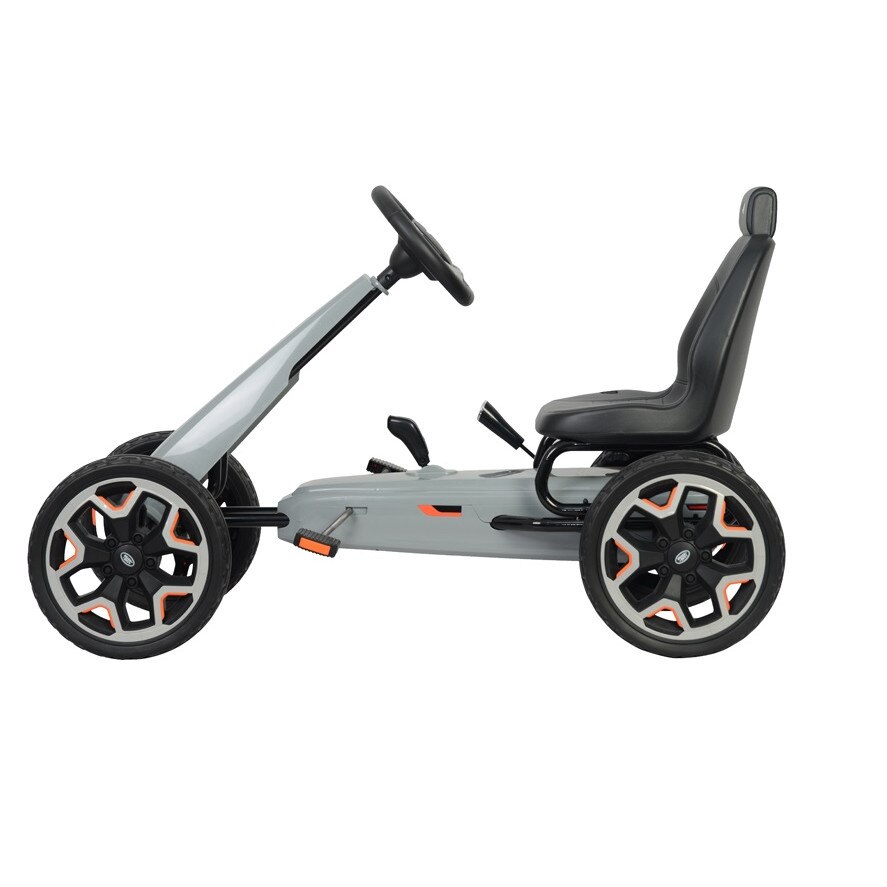 Kart cu pedale Land Rover Go Kart Silicone Silver - eMAG.ro