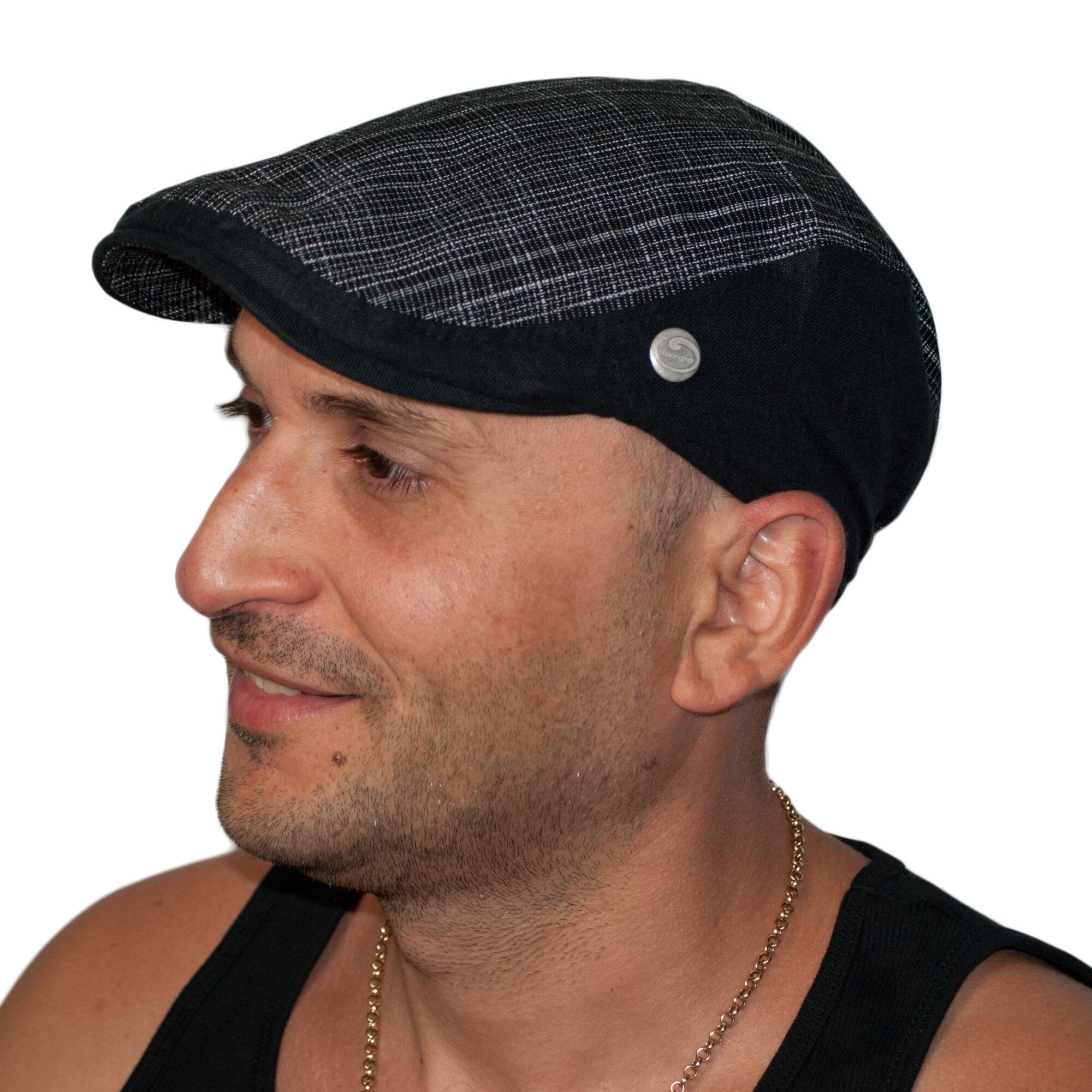 Sapca barbati, Dazoriginal, bumbac, alb/negru, 55-60 cm - eMAG.ro