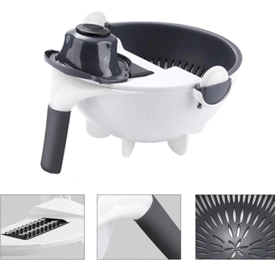 Feliator multifunctional cu bol pentru fructe si legume - eMAG.ro