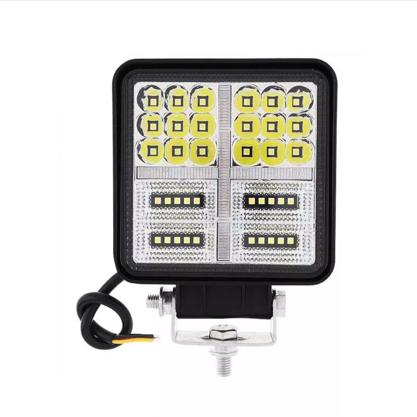 Proiector auto Off-Road, cu 59 de led-uri SMD si 3 faze de iluminare ...