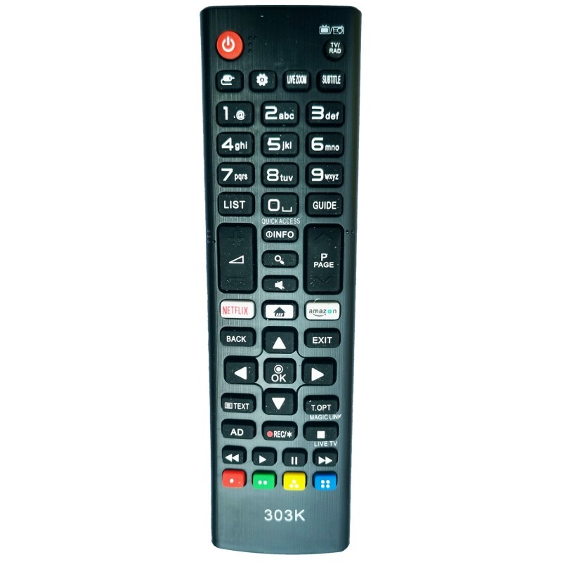 Telecomanda pentru LCD/LED LG cu Netflix, neagra cu functiile telecomenzii originale - eMAG.ro