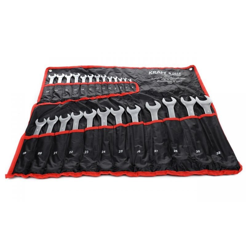Set chei fixe + inelare combinate 25 piese 6-32mm KraftDele KD10930 ...