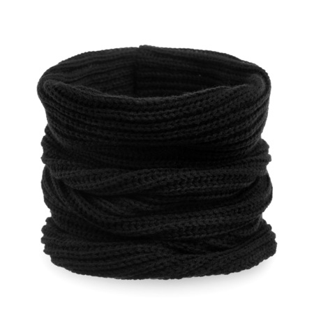 Fular circular, Nappa, pentru barbati, crosetat, KO-WRO-CZARNY - eMAG.ro
