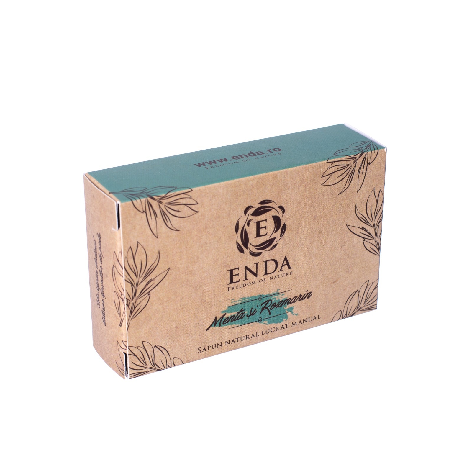 Sapun natural de casa Handmade, Menta si Rozmarin, 100 grame - eMAG.ro