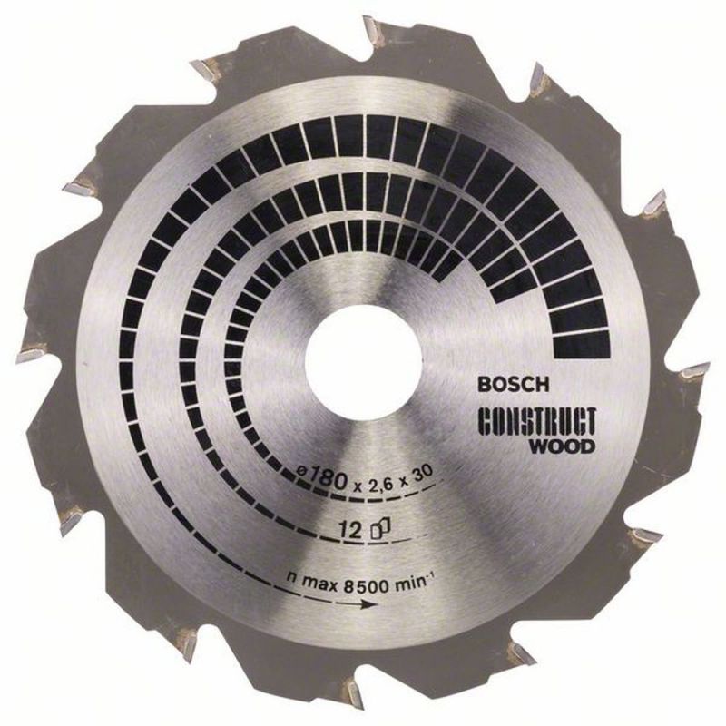 Disc circular pentru lemn Construct Wood 180x30-20/12 Bosch - eMAG.ro