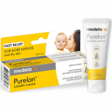 Crema de lanolina pentru ingrijirea mameloanelor Medela Purelan, 37g ...