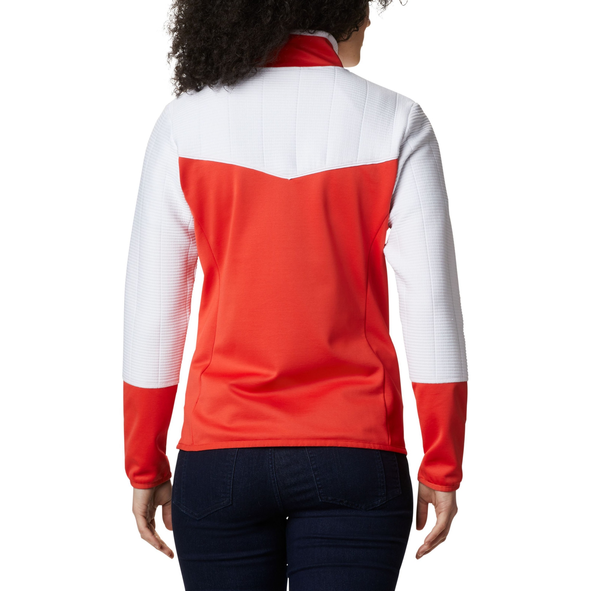 Bluza polar femei, Columbia Roffe Ridge II Full Zip, Rosu, XL - eMAG.ro