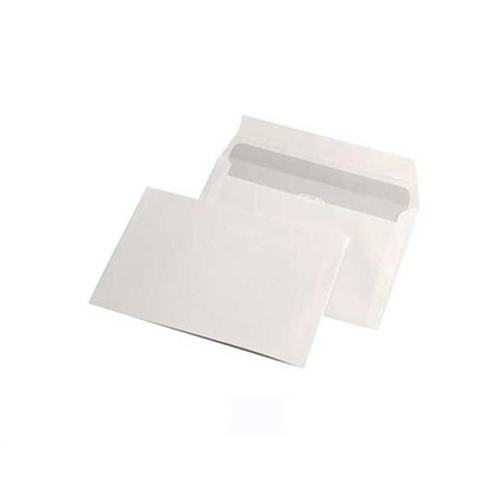 Plic alb C6 114 x 162 mm, lipire siliconica, deschidere pe latura mare ...