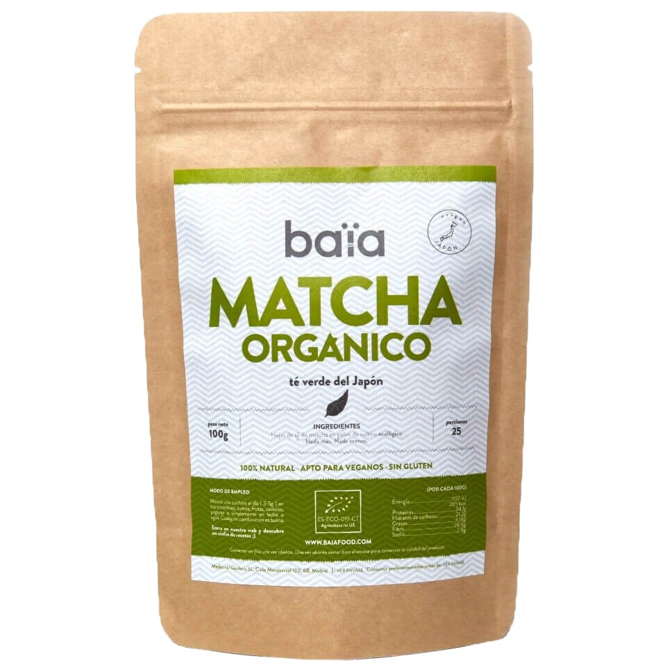 Matcha bio pulbere Baia Food, 100g - eMAG.ro
