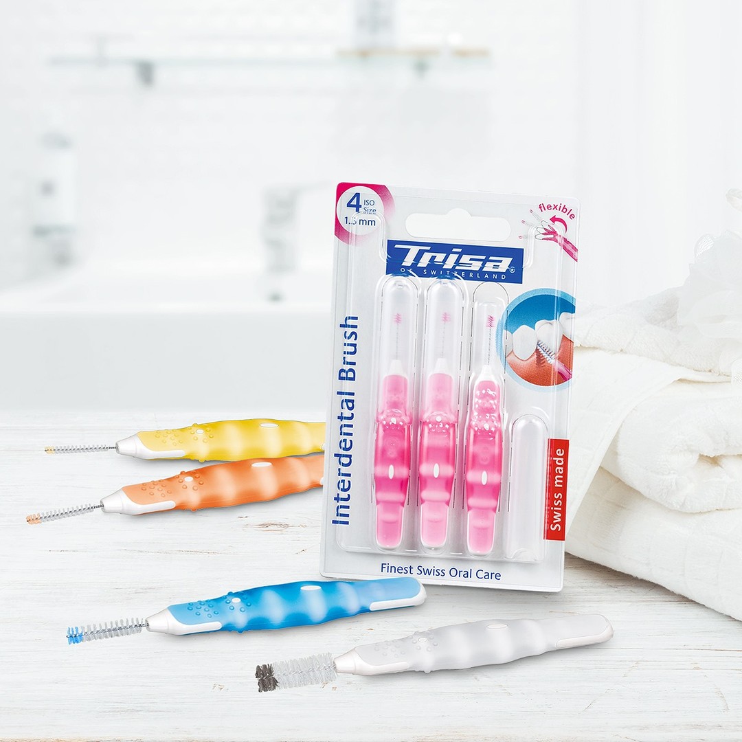 Periute de dinti manuale interdentare Trisa Interdental Brush 667137 ...