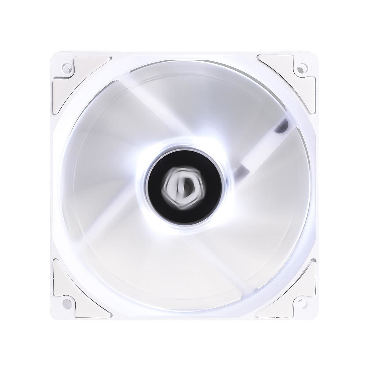 Ventilator ID-Cooling XF-12025-SW White LED, 120mm - eMAG.ro