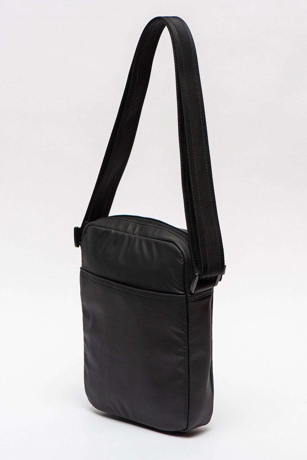 Diesel, Geanta messenger cu logo Bold, Negru/Alb - eMAG.ro