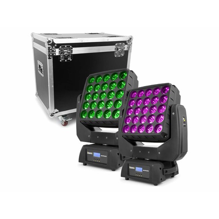 BeamZ Matrix 55 SET 2x LED Robotlámpa + Hordozó doboz - eMAG.hu