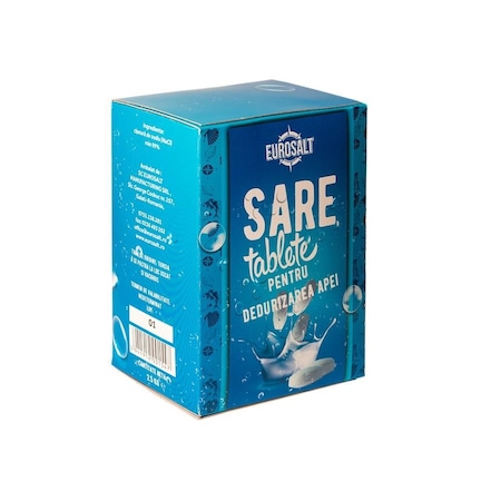 EUROSALT сол на таблетки за омекотяване на вода, кутия 2,5 кг - eMAG.bg