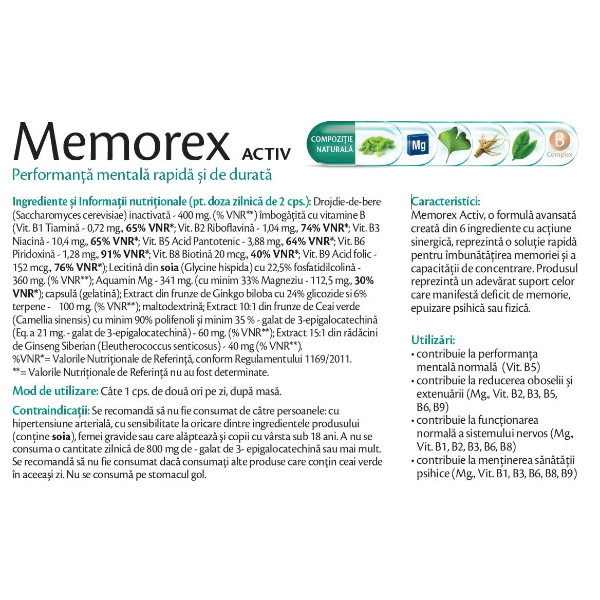 Memorex, 30 capsule, Rotta Natura - eMAG.ro