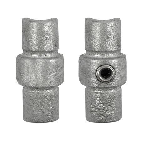 Conector drept de tip 9C-33,7 mm/1" KLEMP, Pentru tevi, Din fonta ...