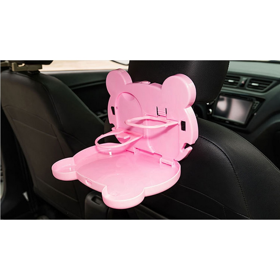 Masuta auto cu suport pahare pentru copii, 23.5 x 19 cm, Porcusor - eMAG.ro