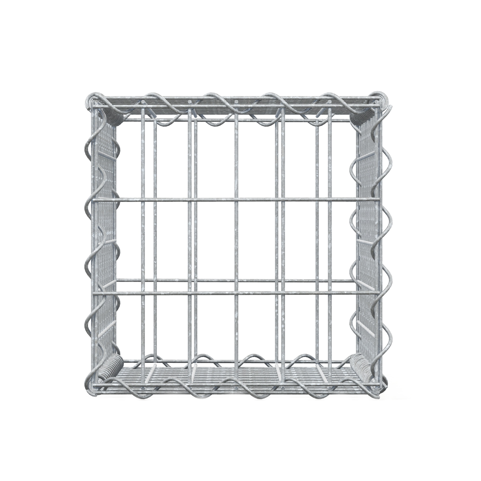 Set 4 x Gabion gard/perete, ECD Germany, cos piatra, 100 x 30 x 30 cm ...