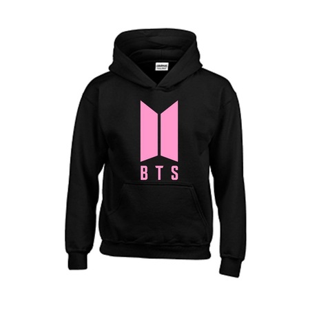 Hanorac copii personalizat, BTS, Gildan, Negru, M - eMAG.ro