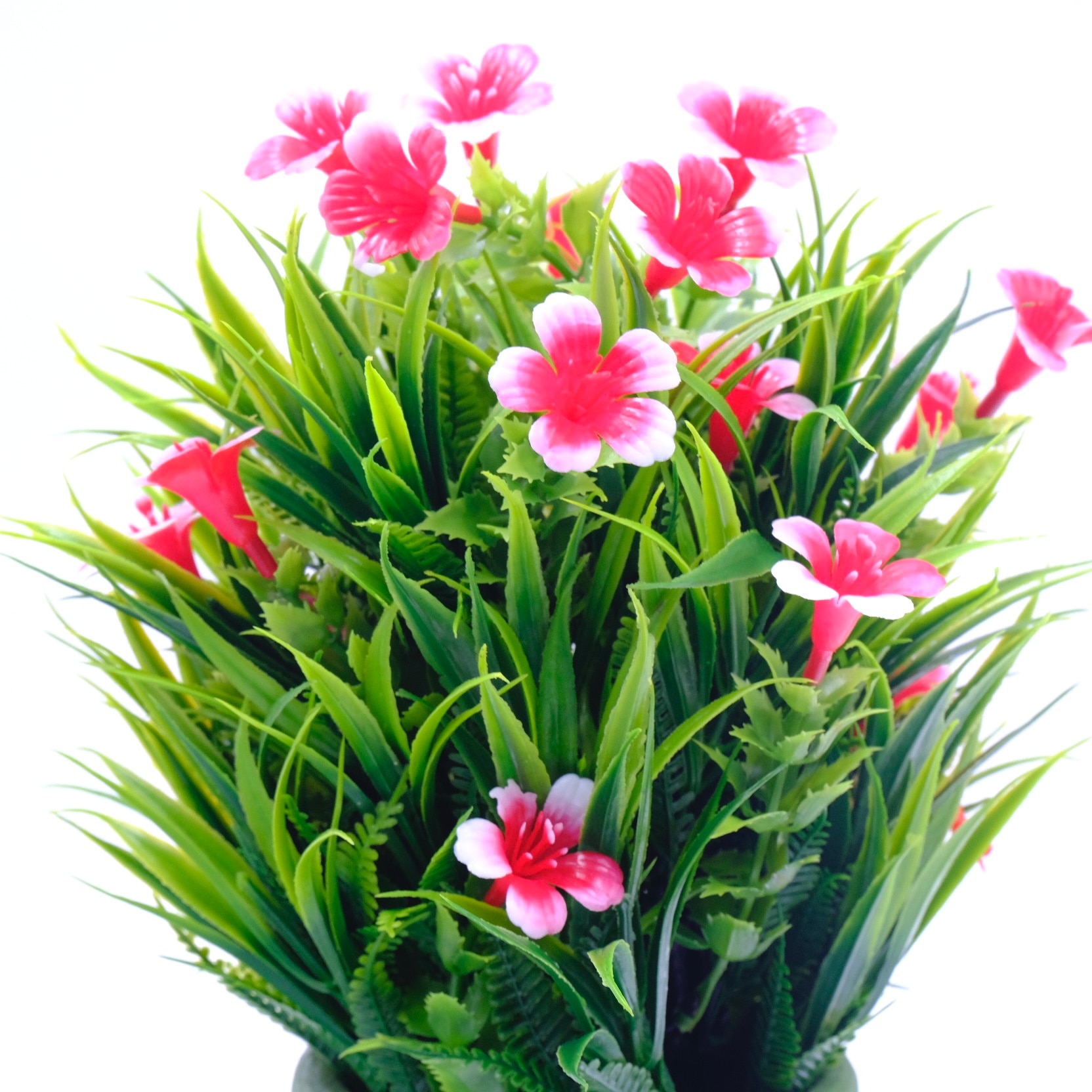 Flori decorative in ghiveci din ceramica, 27 cm, rosu - eMAG.ro