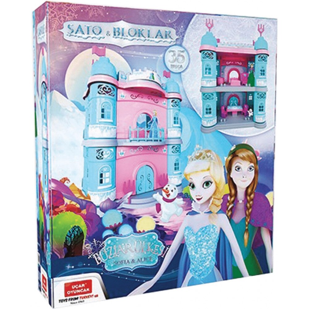 Castel pentru papusi Ice World cu 35 de piese - eMAG.ro