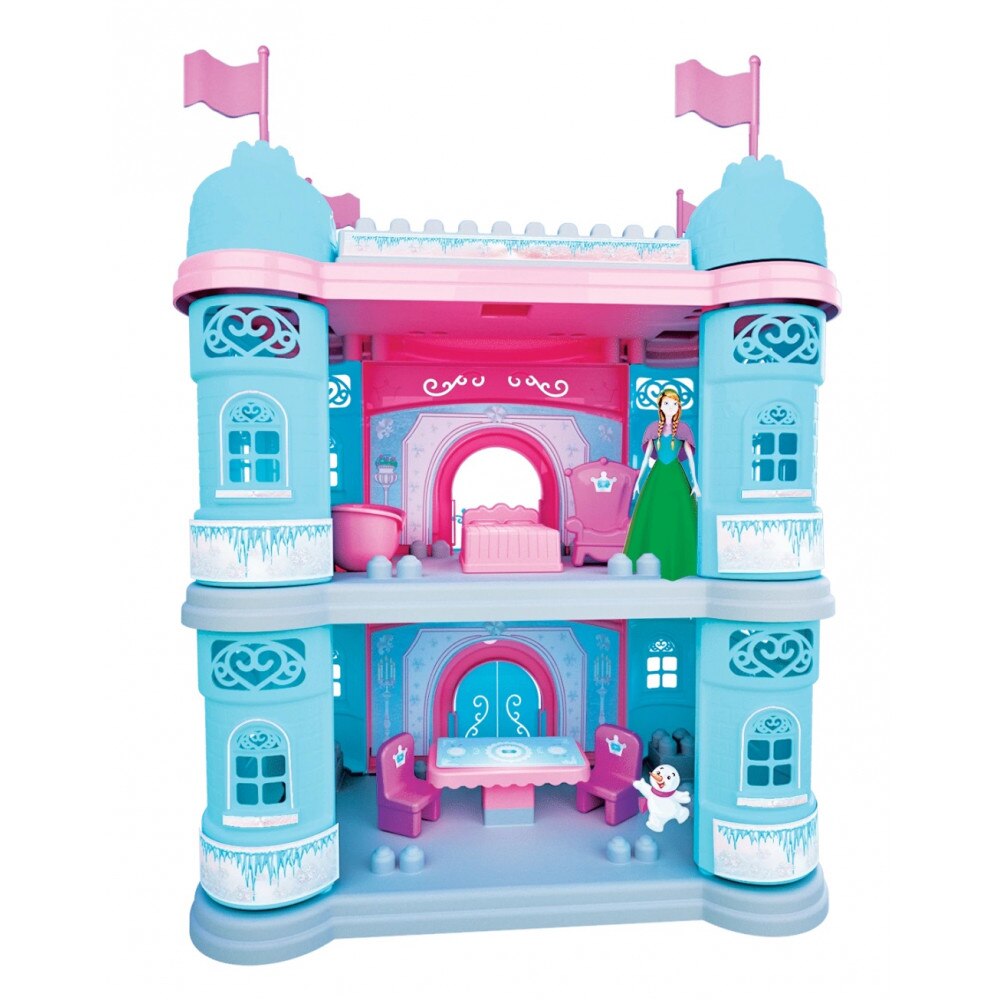 Castel pentru papusi Ice World cu 35 de piese - eMAG.ro