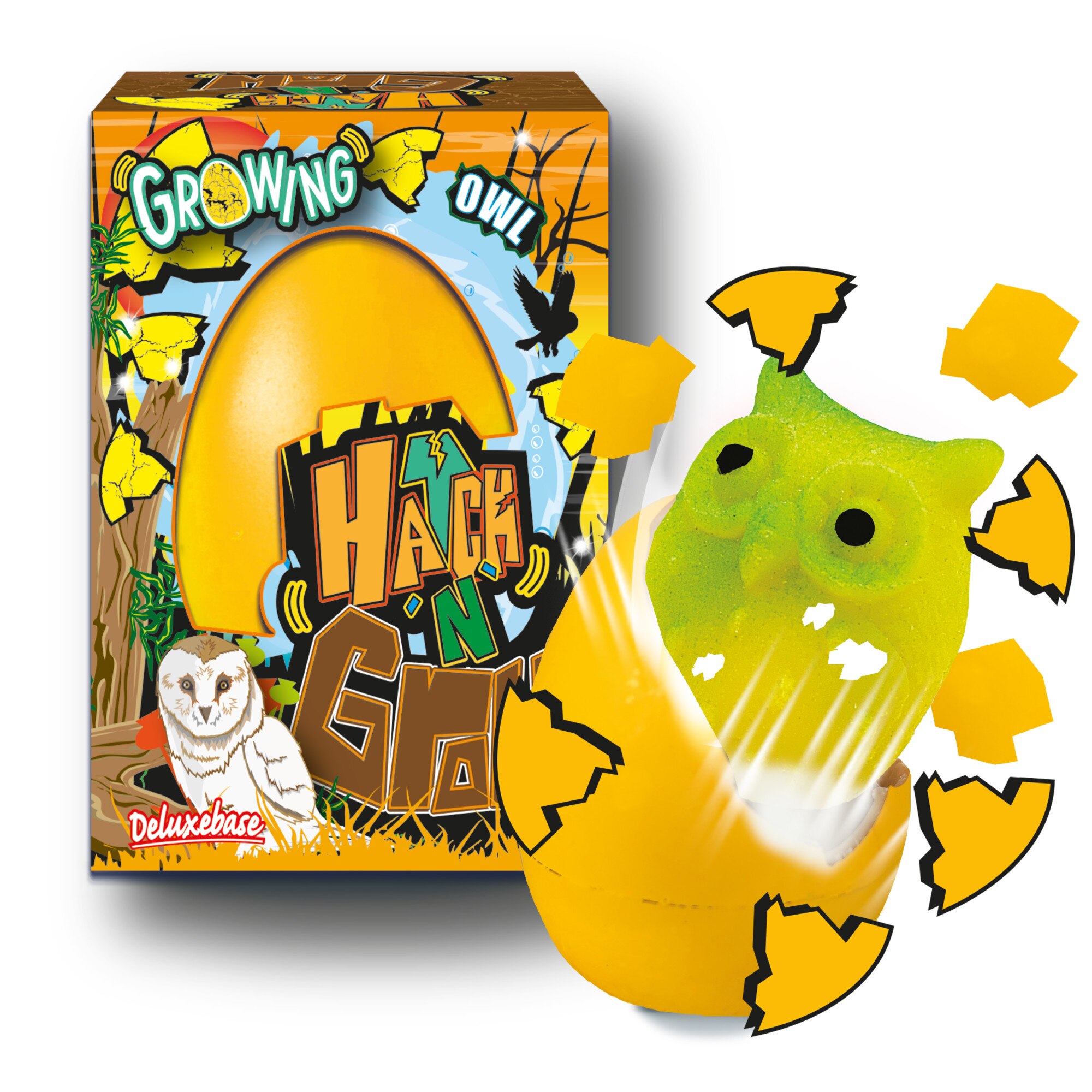 Ou figurina cu surpriza, Deluxebase, Owl, multicolor - eMAG.ro