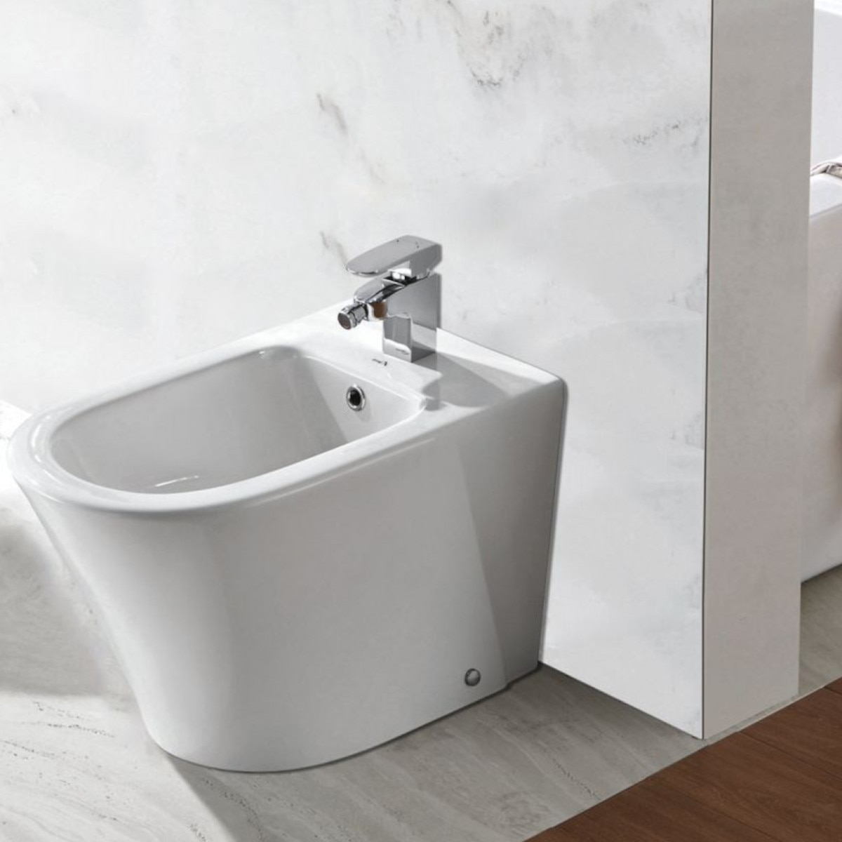 Vas bideu Ego-Belladonna ,Alb, montaj pe podea, ceramica sanitara ,cu ...