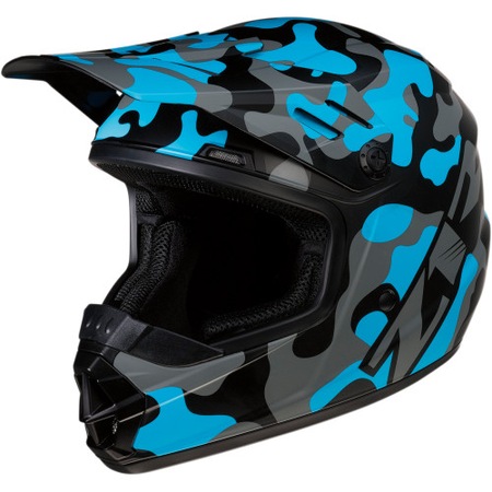 Casca Atv/Cross Z1R RISE copii, marimea L, culoare camo albastru - eMAG.ro