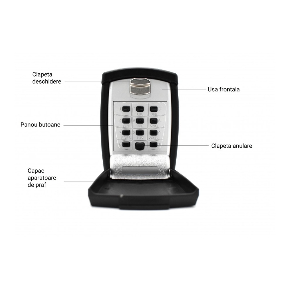 Caseta siguranta chei, metalica, STROXX, cu cod numeric mecanic ...