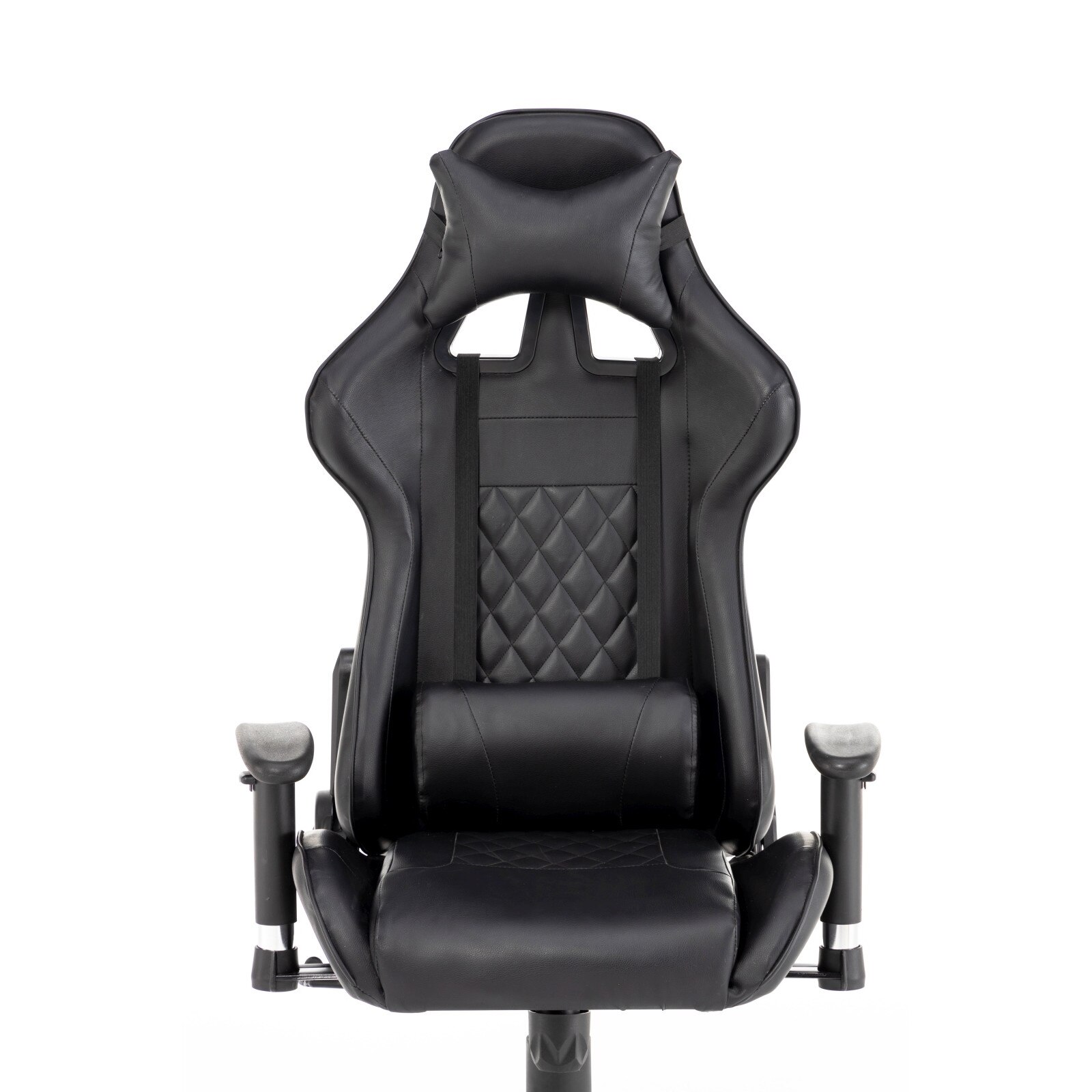 Scaun gaming, functie recliner, design racing, Negru - eMAG.ro