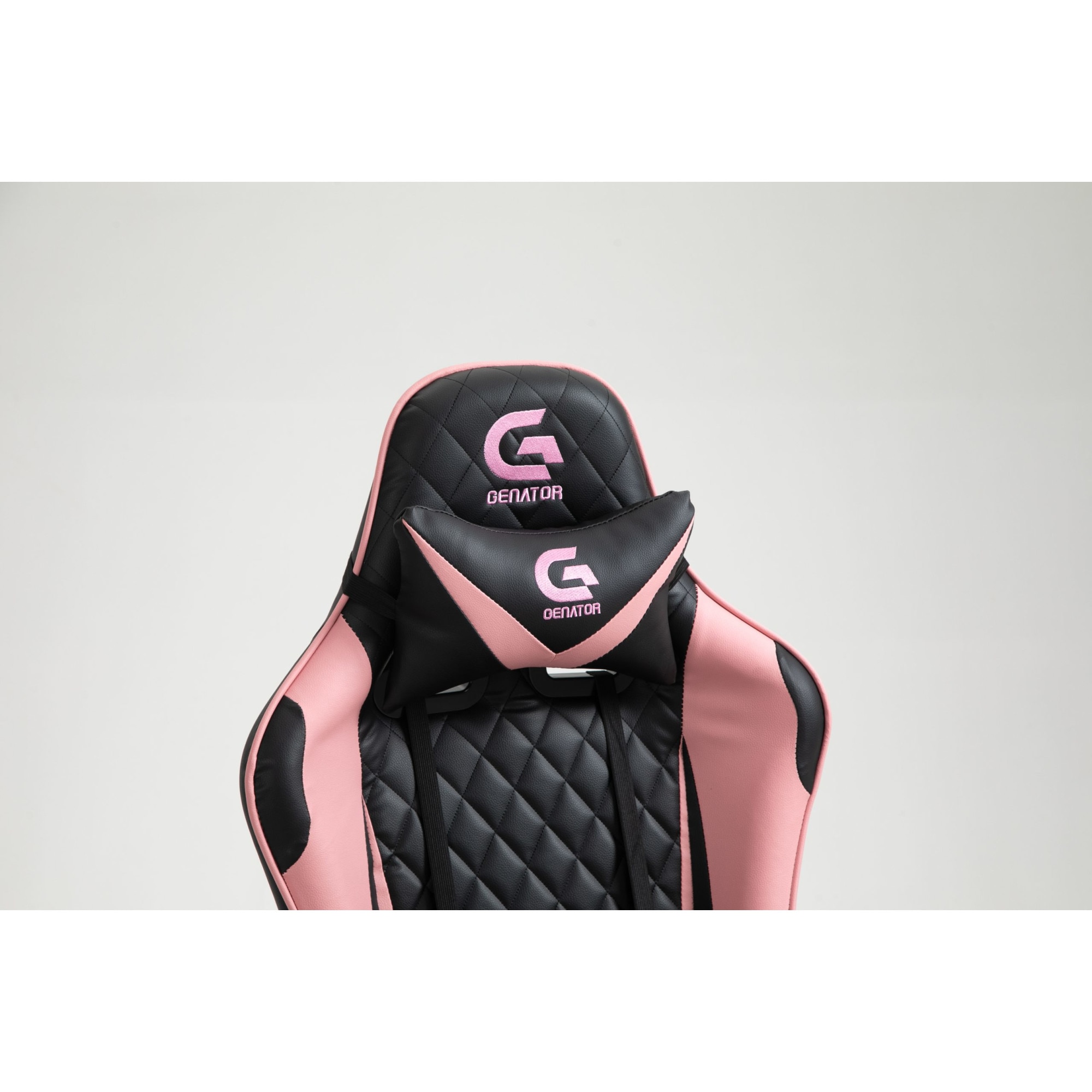 Scaun gaming, suport picioare, functie sezlong, Negru/Roz - eMAG.ro