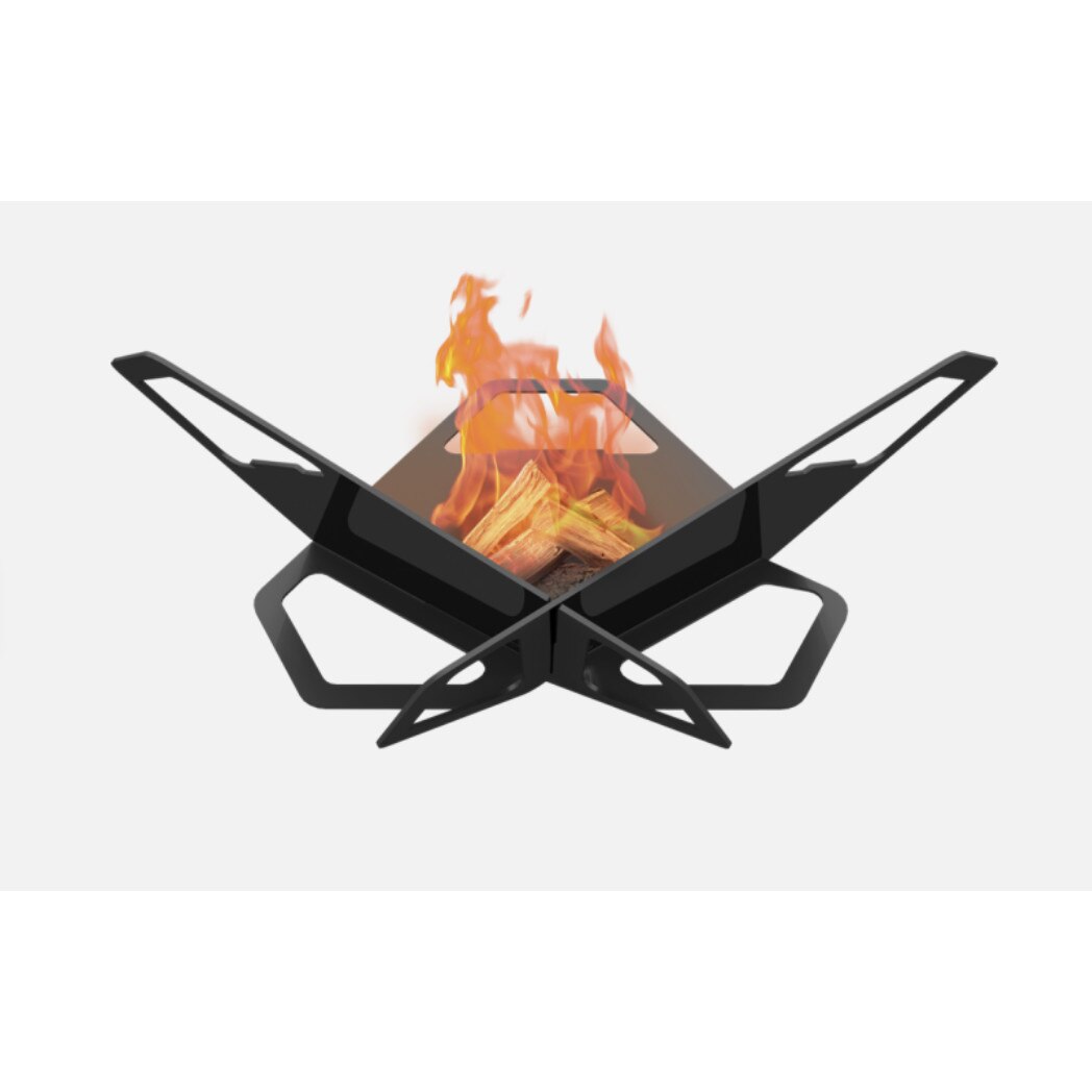 Semineu de gradina, Kratki, fire pit otel, 18.3 kg, Negru - eMAG.ro