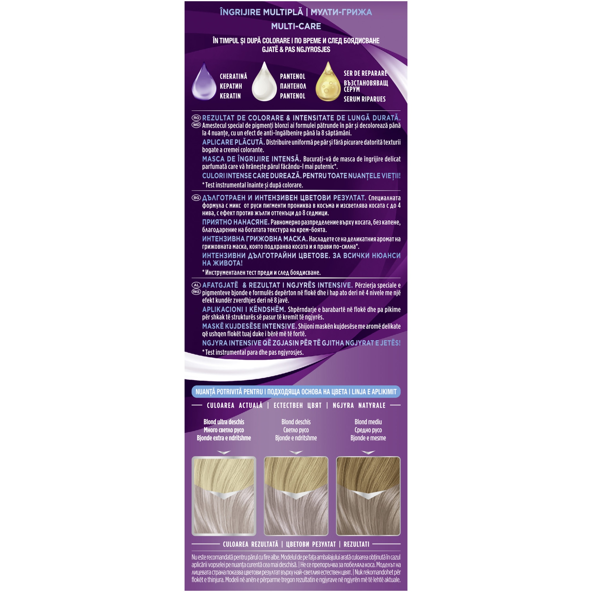 Decolorant Schwarzkopf Palette Intensive Color Creme 10-19 Blond ...