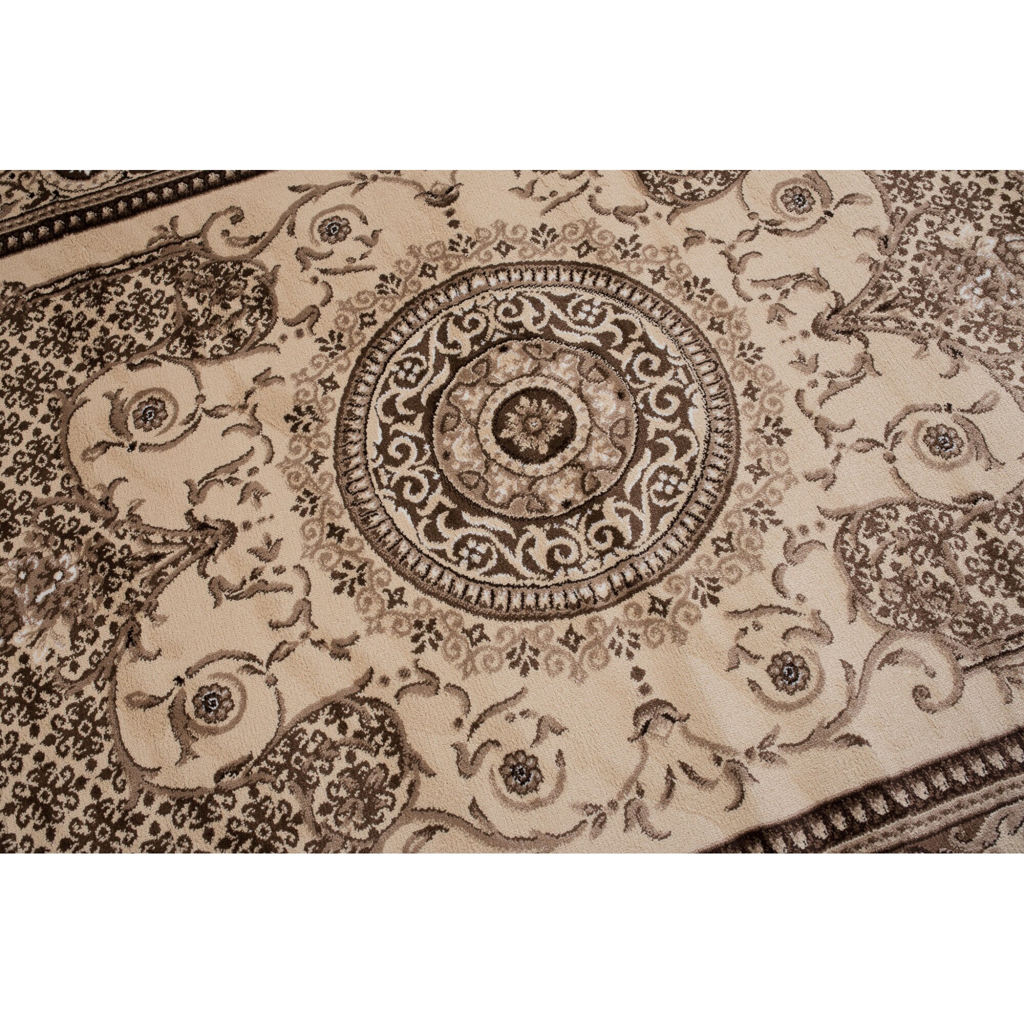 Covor Tango Modern Patchwork Abstract Chemex J218C BONE BOU maro ...