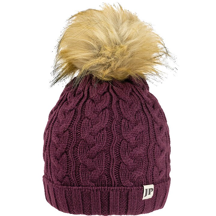 Caciula tricotata de dama Jack Pyke, cu mot detasabil din blana ...