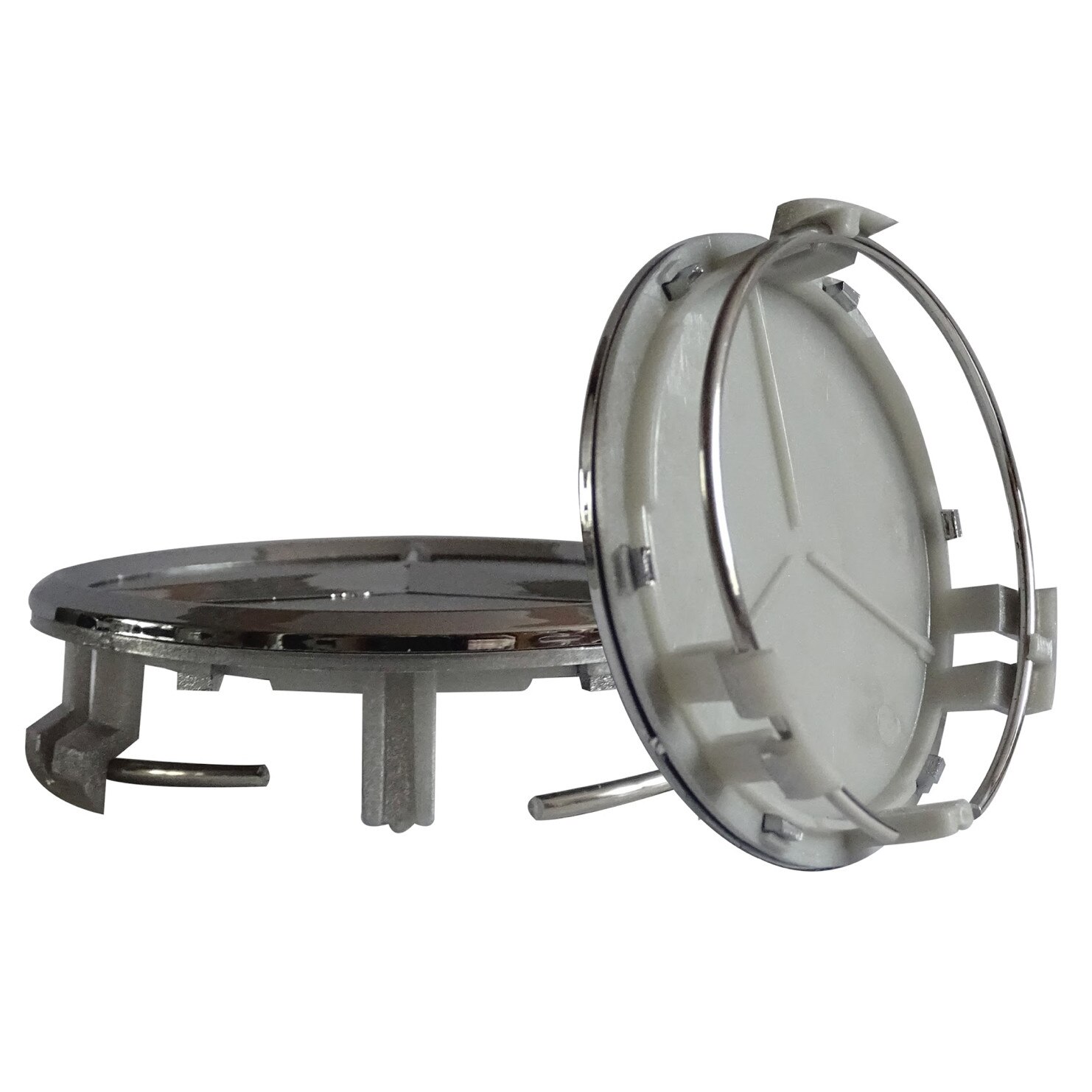 Set 4 capacele roti 75 mm Mercedes, pentru jante aliaj, Argint - eMAG.ro