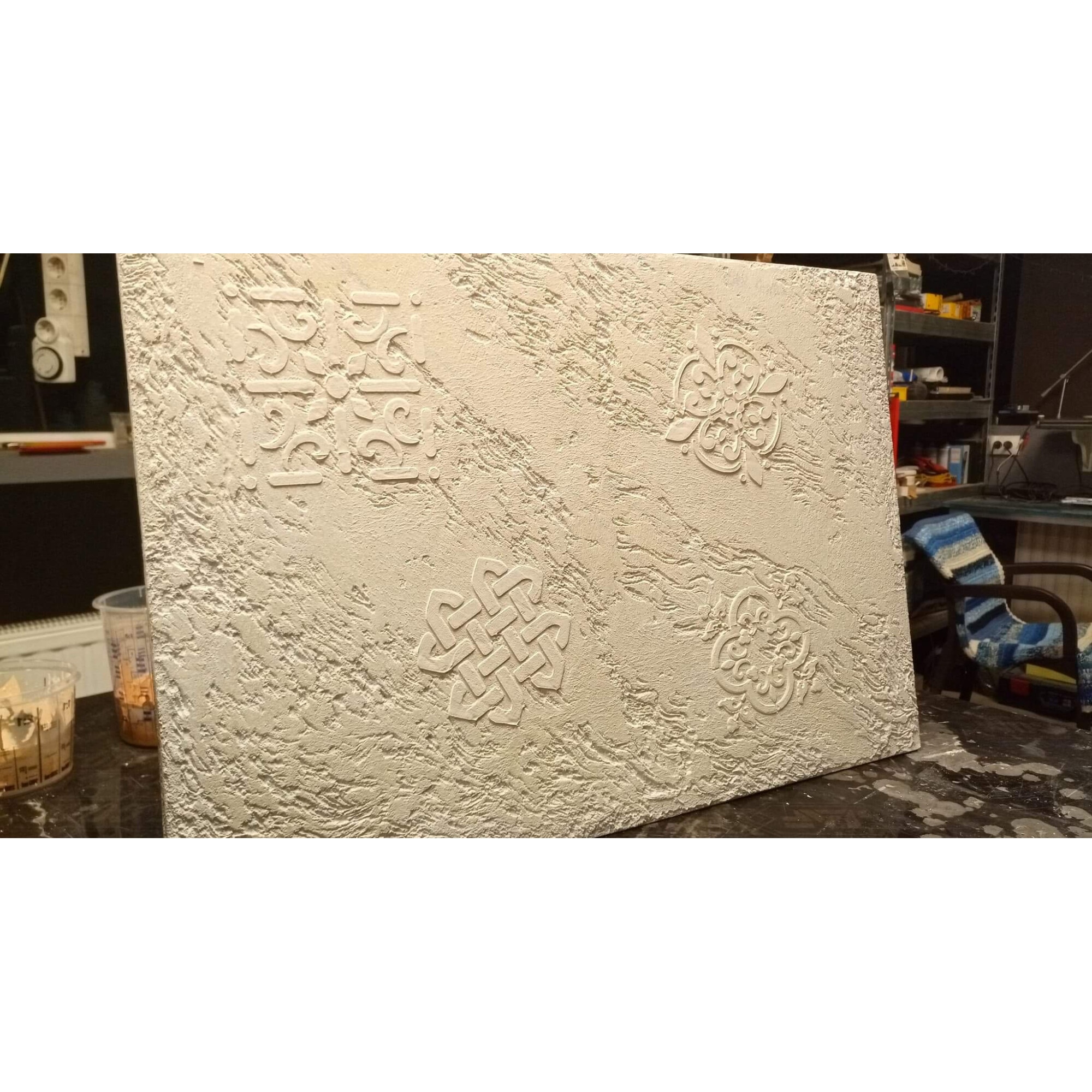 Sablon 3D, Fleur, 13x13 cm, reutilizabil, plastic, transparent - eMAG.ro